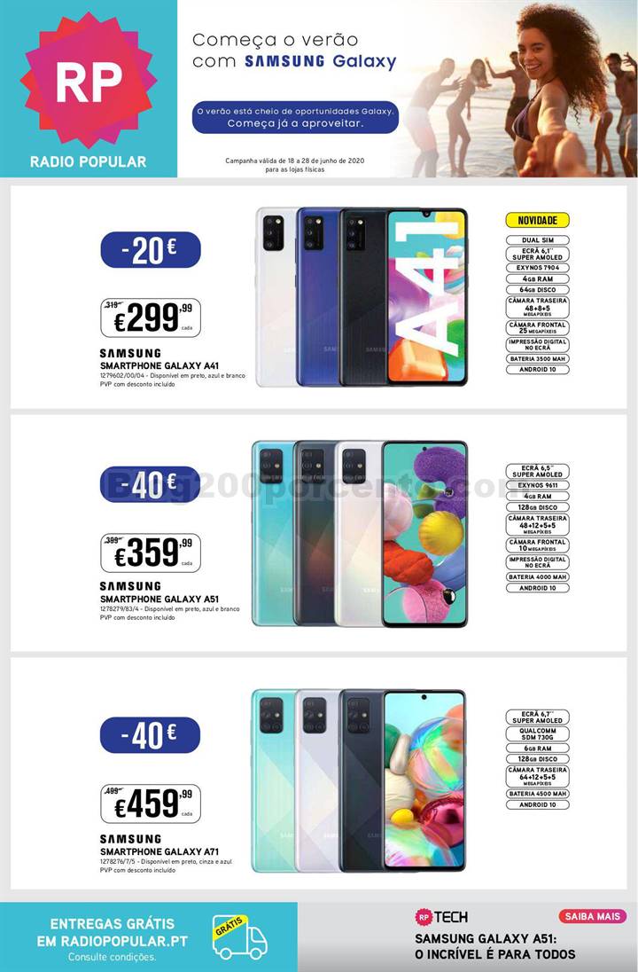 Antevisão Folheto RADIO POPULAR Extra Samsung Promoções de 18 a 28 ...