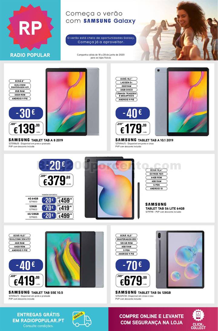 Antevisão Folheto RADIO POPULAR Extra Samsung Promoções de 18 a 28 ...
