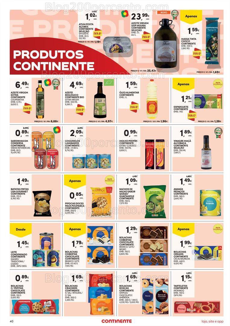 Antevisão Folheto CONTINENTE Marca Própria Promoções de 10 a 16 outubro ...