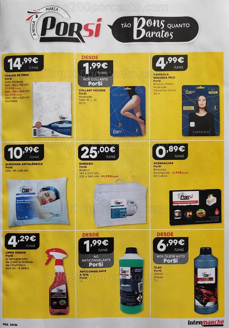 Antevisão Folheto INTERMARCHÉ Especial Porsi Promoções de 26 outubro a ...