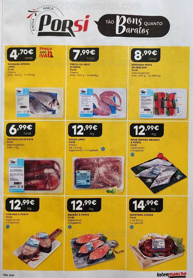 Antevisão Folheto INTERMARCHÉ Especial Porsi Promoções de 26 outubro a ...