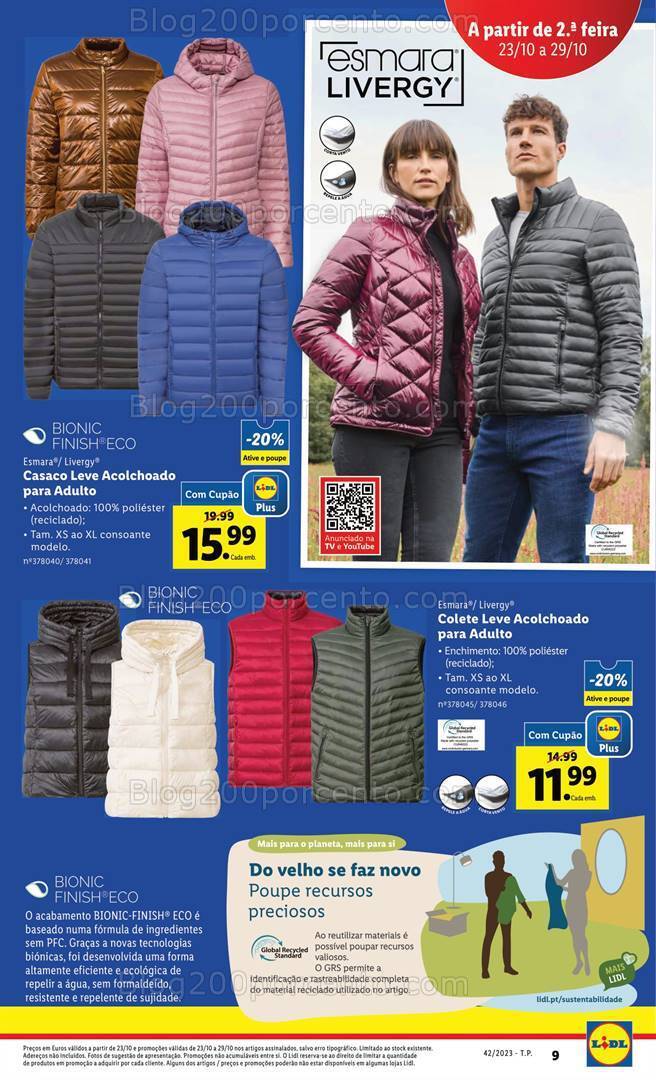 Antevisão Folheto LIDL Bazar Promoções a partir de 23 outubro - Blog ...