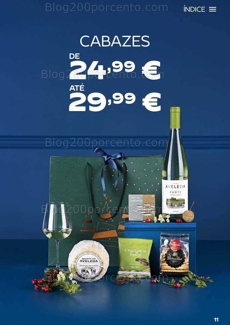 Antevisão Folheto CONTINENTE Cabazes de Natal Promoções até 6 janeiro ...