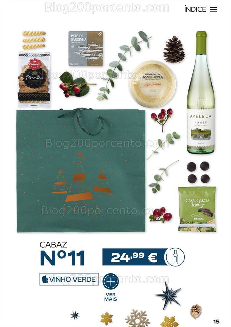 Antevisão Folheto CONTINENTE Cabazes de Natal Promoções até 6 janeiro ...