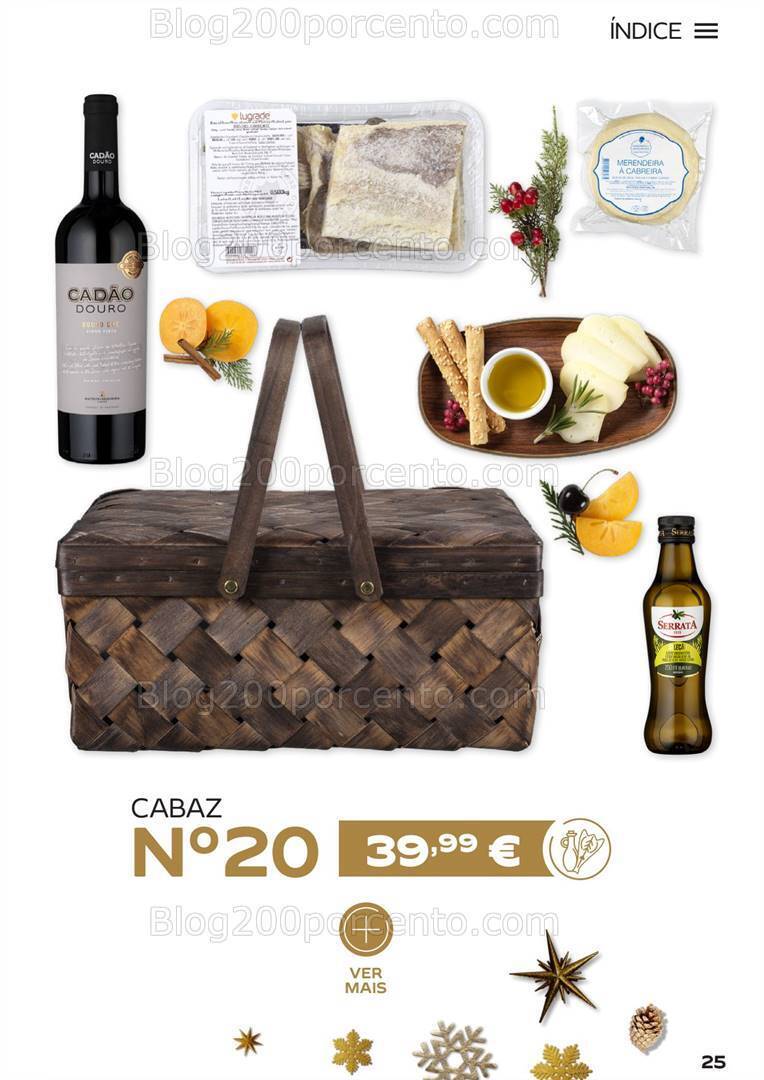Antevisão Folheto CONTINENTE Cabazes de Natal Promoções até 6 janeiro ...