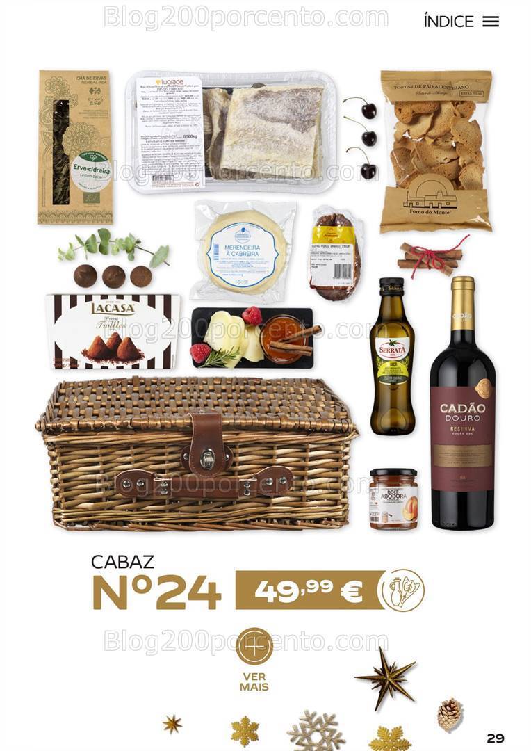 Antevisão Folheto CONTINENTE Cabazes de Natal Promoções até 6 janeiro ...