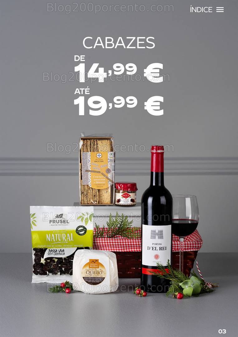 Antevisão Folheto CONTINENTE Cabazes de Natal Promoções até 6 janeiro ...