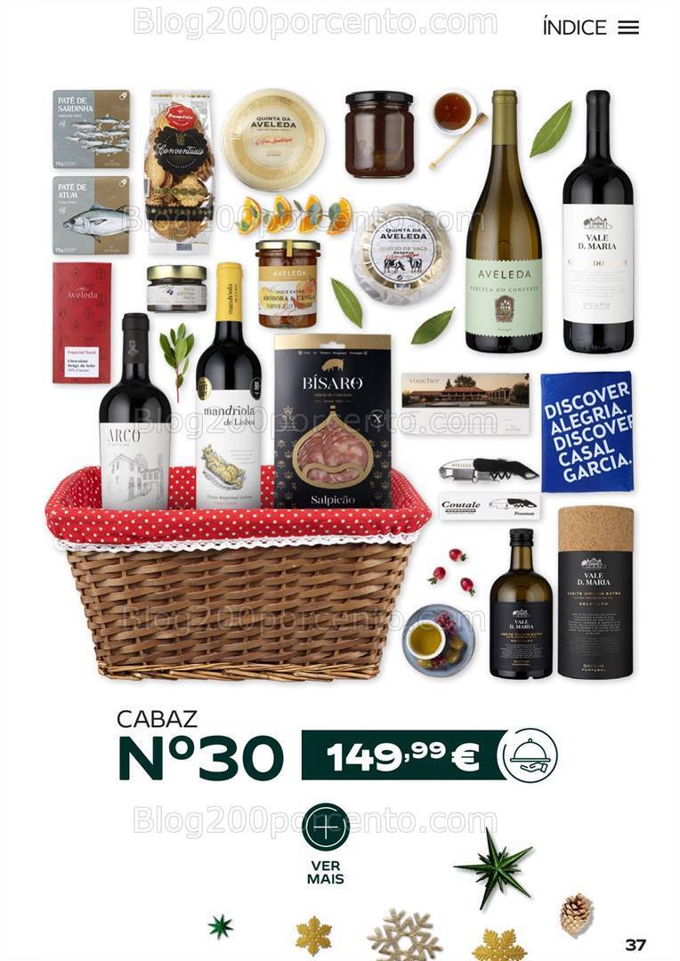 Antevisão Folheto CONTINENTE Cabazes de Natal Promoções até 6 janeiro ...