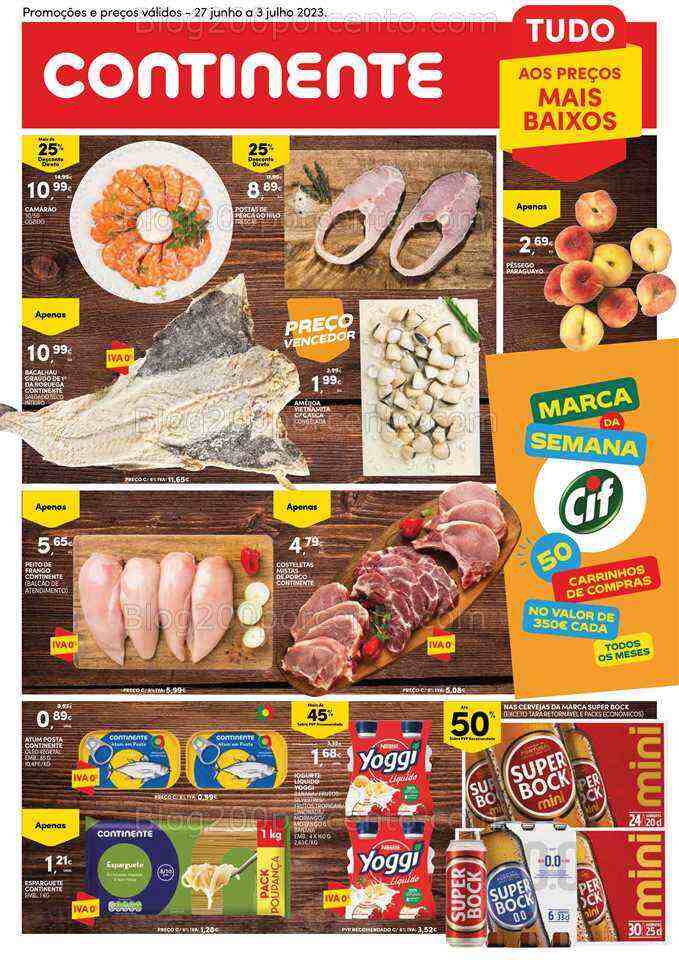 Antevisão Folheto CONTINENTE Modelo - Hiper Promoções de 27 junho a 3 ...