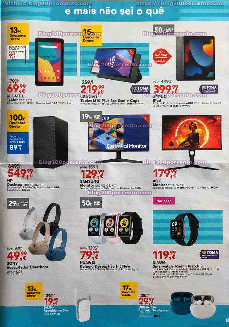 Antevisão Folheto WORTEN Promoções de 5 a 12 junho - Blog 200 – Todos ...