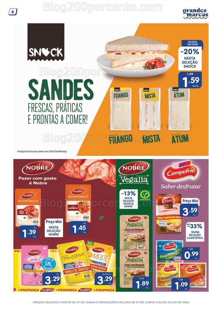 Antevisão Folheto MINIPREÇO Grandes Marcas Promoções de 27 junho a 24 ...
