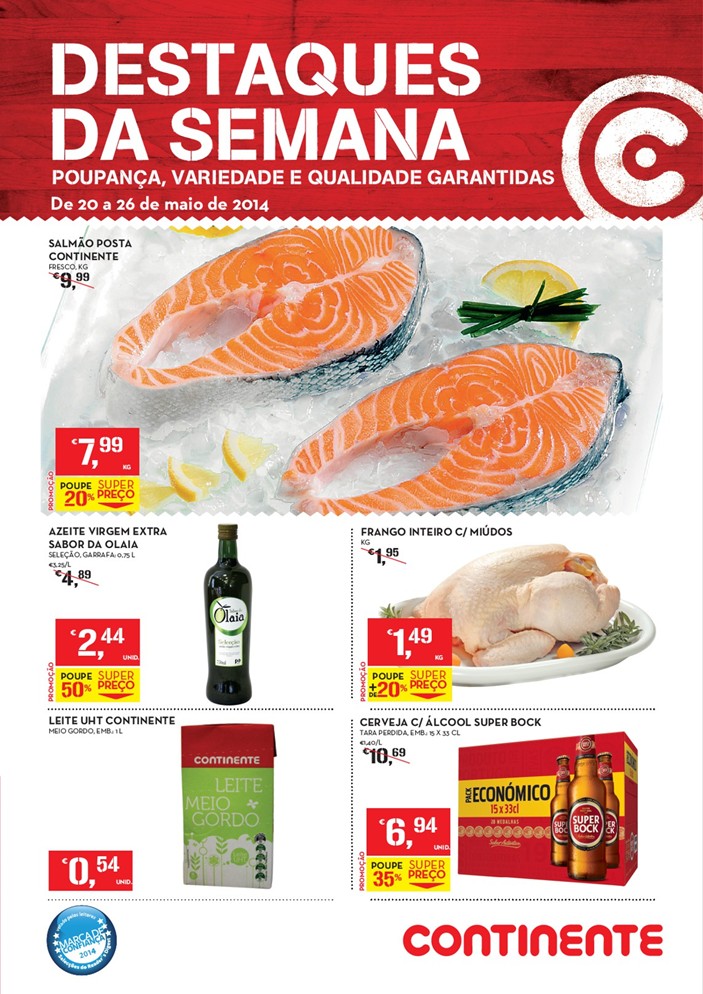 Novo folheto CONTINENTE destaques da semana de 20 a 26 maio - Blog 200% ...